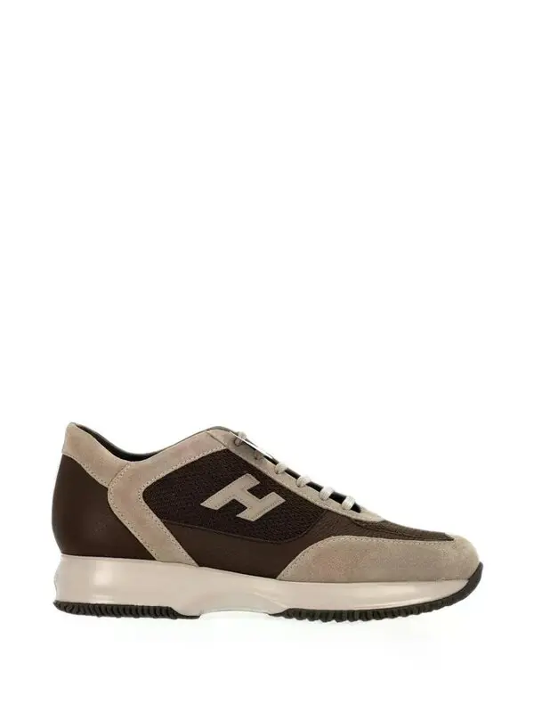 Hogan Logo-patch Panelled Sneakers
