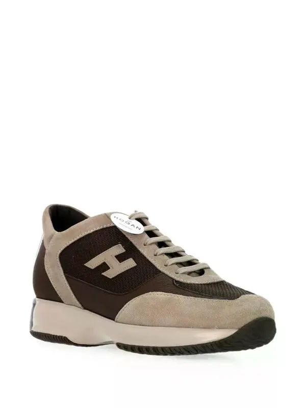 Hogan Logo-patch Panelled Sneakers