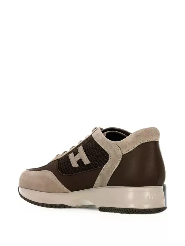Hogan Logo-patch Panelled Sneakers