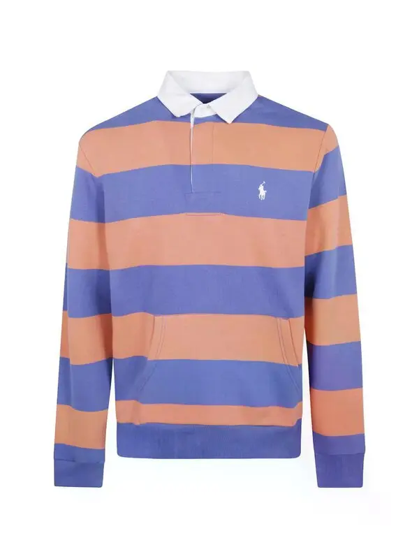 Polo Ralph Lauren Striped Embroidered-logo Polo Shirt