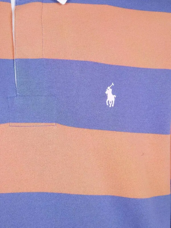 Polo Ralph Lauren Striped Embroidered-logo Polo Shirt