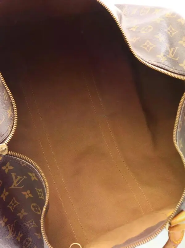 LOUIS VUITTON Keepall Bandoulière 55 Monogram Luggage - Brown