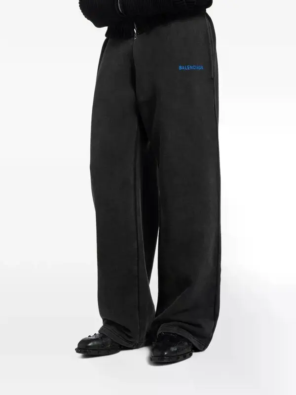 Balenciaga Logo-embroidered Oversized Track Pants