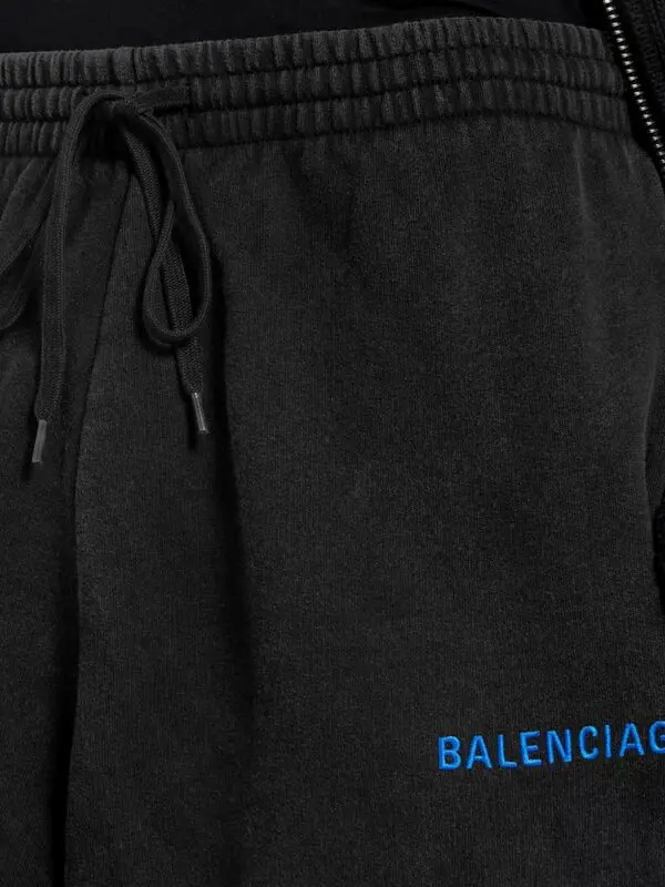 Balenciaga Logo-embroidered Oversized Track Pants