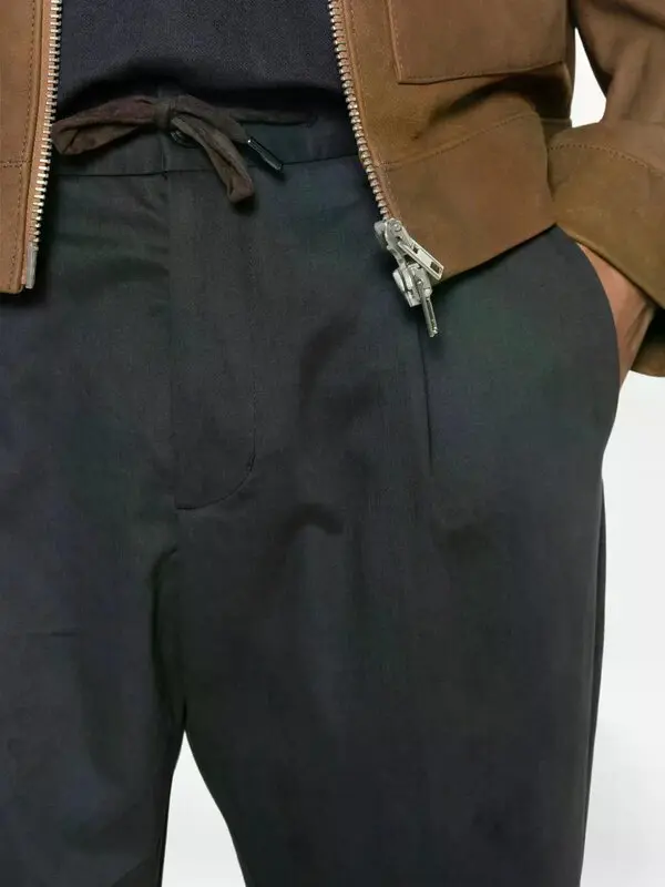 Herno Drawstring-waist Pleated Trousers