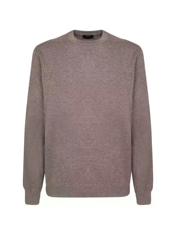 DELL'OGLIO Crew-neck Knitted Sweater