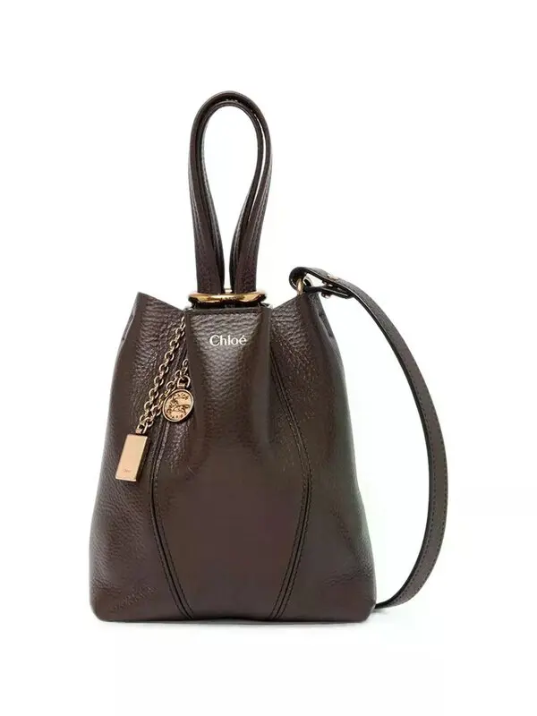 Chloé Mini Spin Bucket Bag - Brown