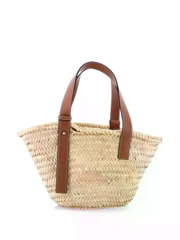 Loewe Basket Raffia Small Tote Bag