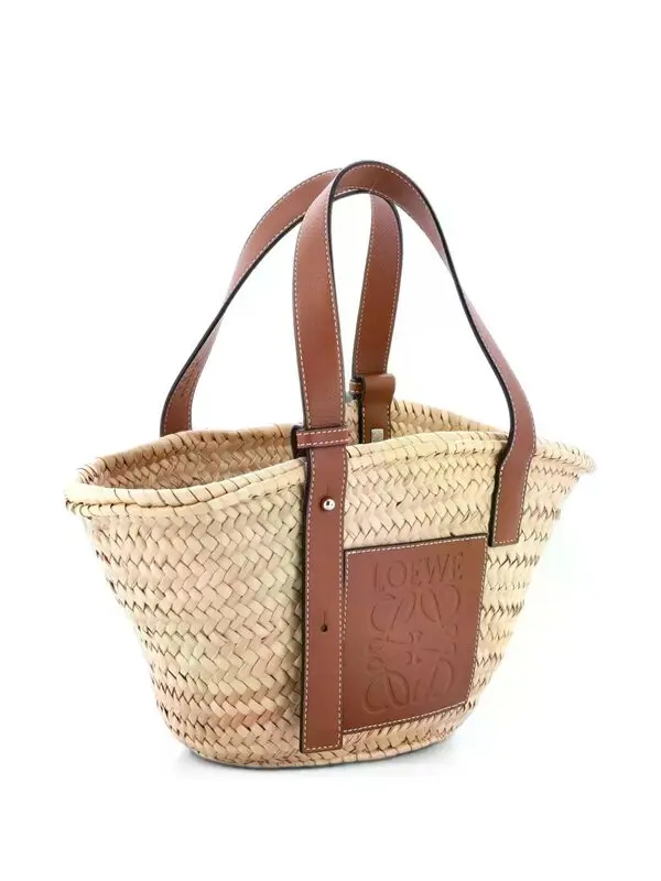Loewe Basket Raffia Small Tote Bag
