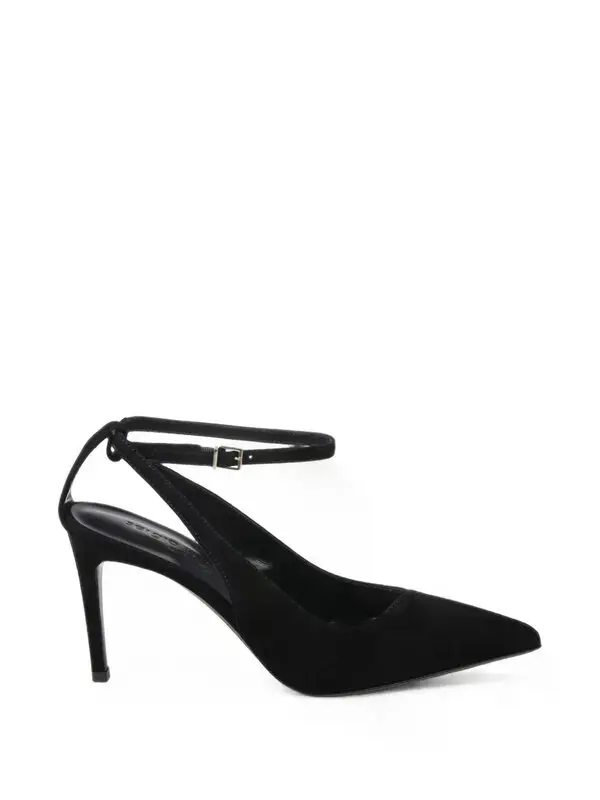 SERGIO LEVANTESI Pointed-toe Buckle-strap Pumps