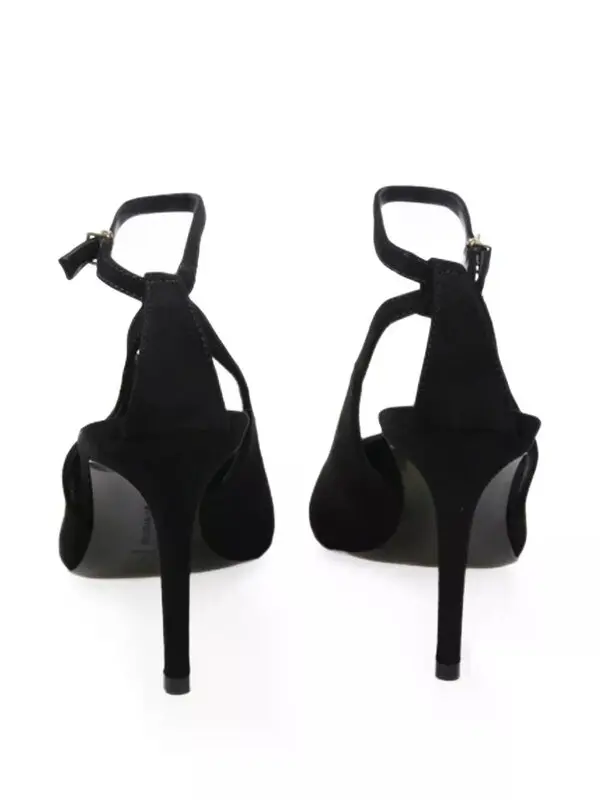 SERGIO LEVANTESI Pointed-toe Buckle-strap Pumps