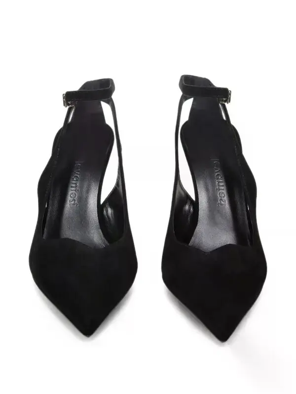 SERGIO LEVANTESI Pointed-toe Buckle-strap Pumps