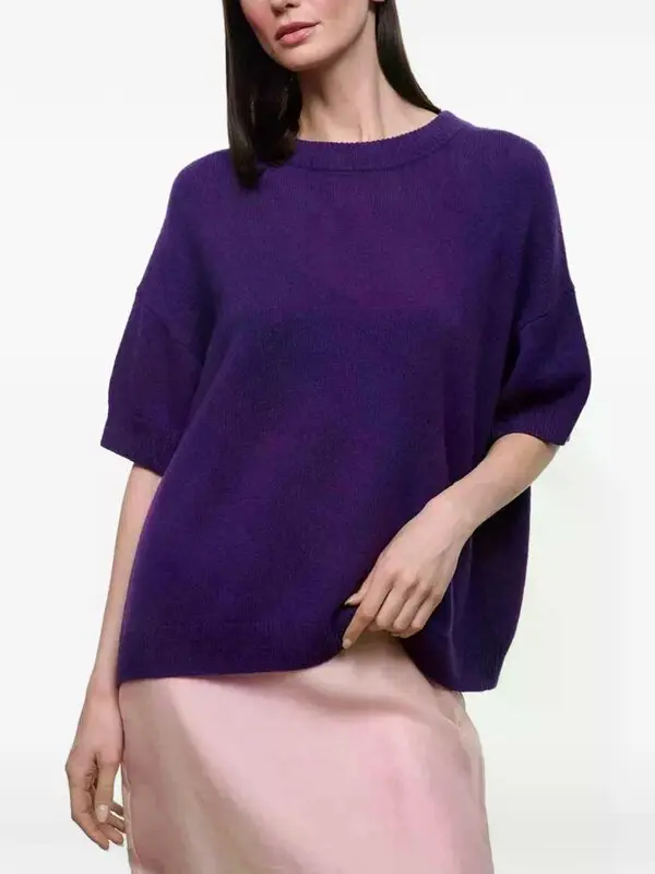 Staud Sorrento Short-sleeve Sweater
