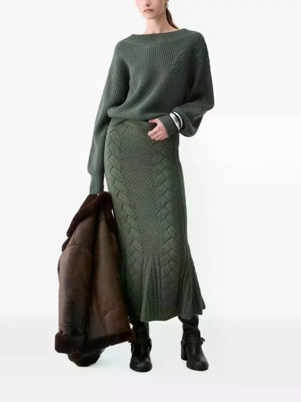 Liu Jo Wool Sweater With Embroidery