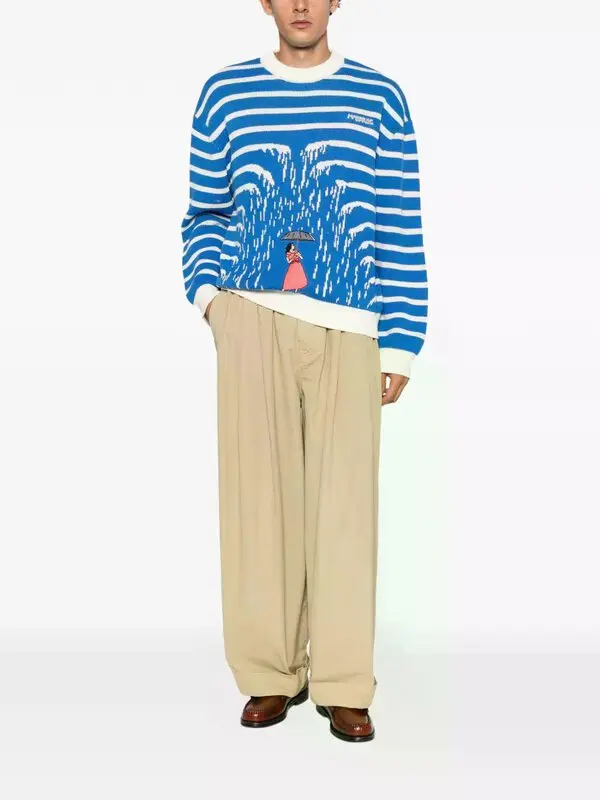 HOUSE OF ERRORS Striped-pattern Sweater