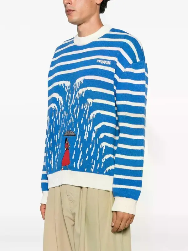HOUSE OF ERRORS Striped-pattern Sweater