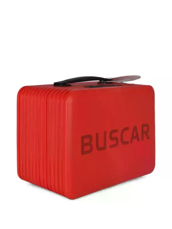 BUSCAR 1 Logo-print Ribbed Suitcase