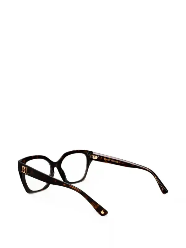 Dsquared2 Tortoiseshell-effect Cat-eye Frame Glasses