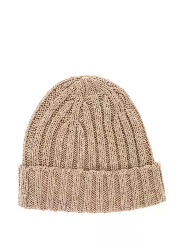 AFTER/LABEL Ribbed-knit Beanie Hat - Neutrals