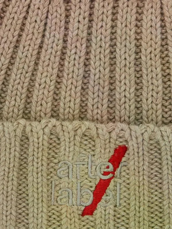 AFTER/LABEL Ribbed-knit Beanie Hat - Neutrals