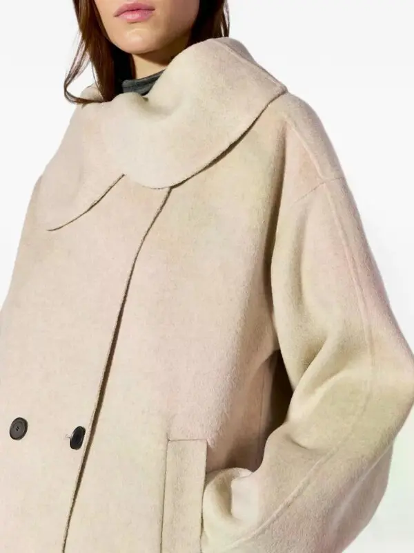 Liviana Conti Peter-pan Collar Double-breasted Coat