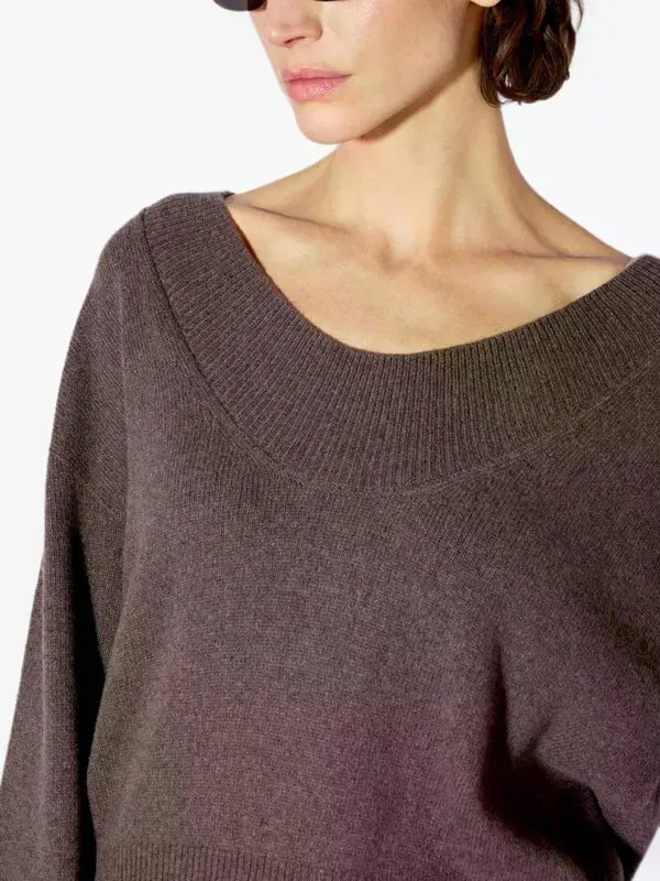 Liviana Conti Esther Ribbed-trim Fine-knit Sweater
