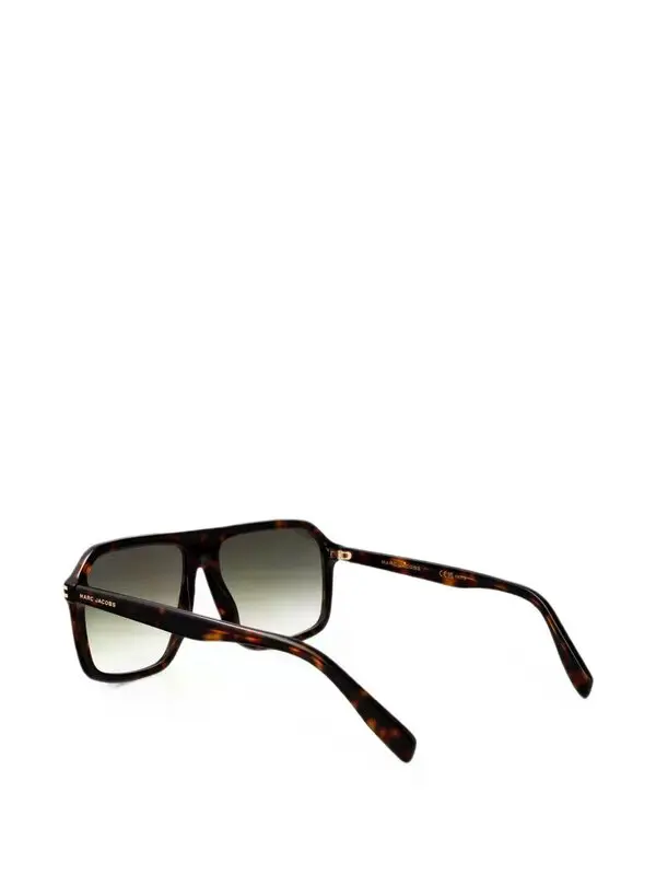 Marc Jacobs Tortoiseshell-effect Square-frame Sunglasses