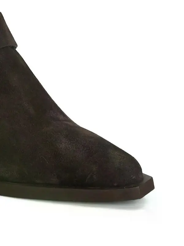 BIBI LOU Harness-detail Suede Cowboy Boots