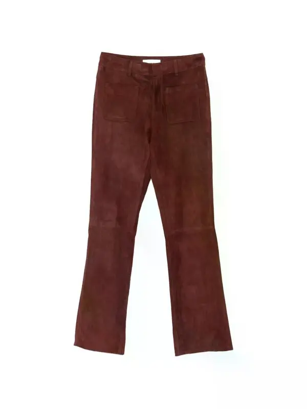 Ba&sh Suede Flared Trousers