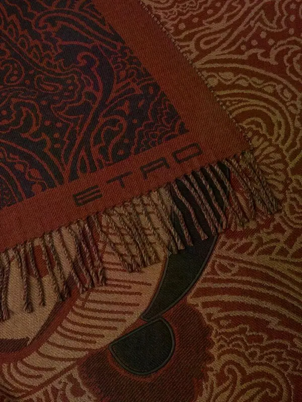 Etro Teddy Bear Jacquard Blanket