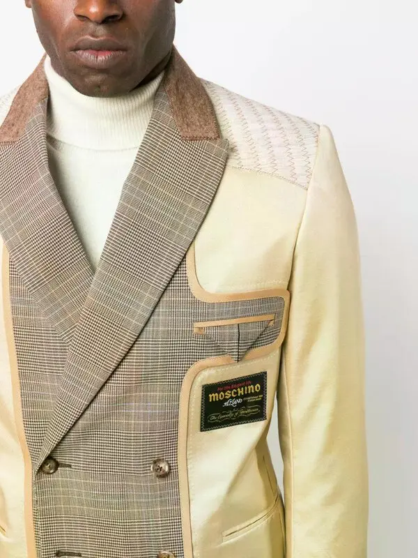 Moschino Panelled Double-breasted Blazer