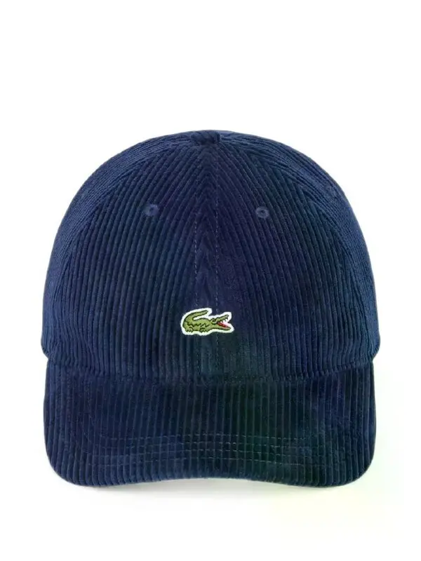 Lacoste Logo-patch Corduroy Baseball Cap