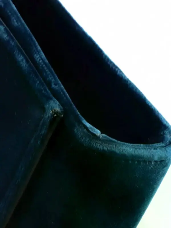 Saint Laurent Classic Monogram Tassel Velvet Small Crossbody Bag
