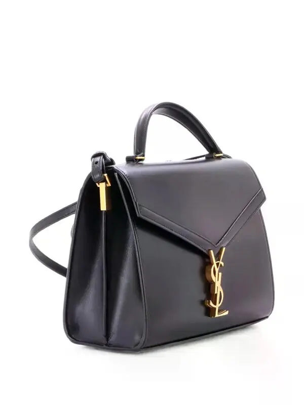 Saint Laurent Cassandra Top Handle Bag Leather Medium Satchel