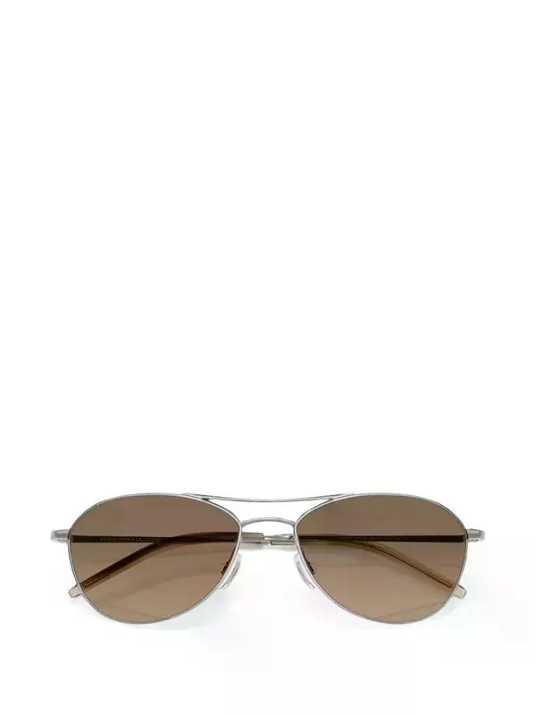 Oliver Spencer Aero Ii Pilot-frame Sunglasses