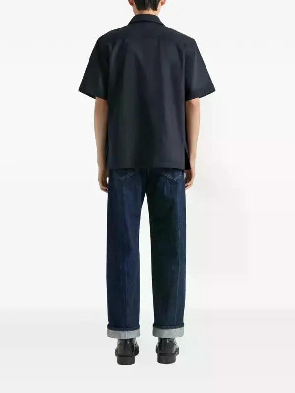 Givenchy Shirt In Cotton Twill With Paris Patch Pocket