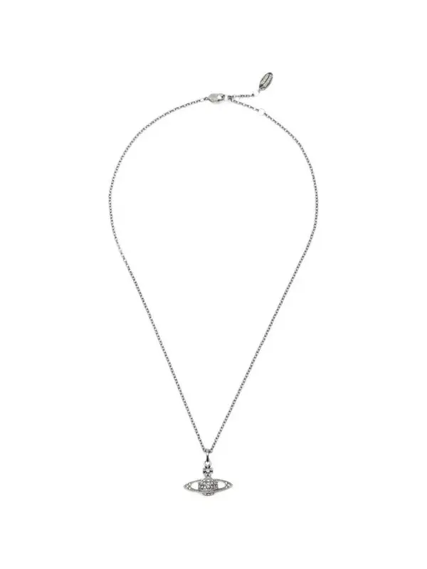 VIVIENNE WESTWOOD Mini Bas Relief Pendant Necklace - Silver