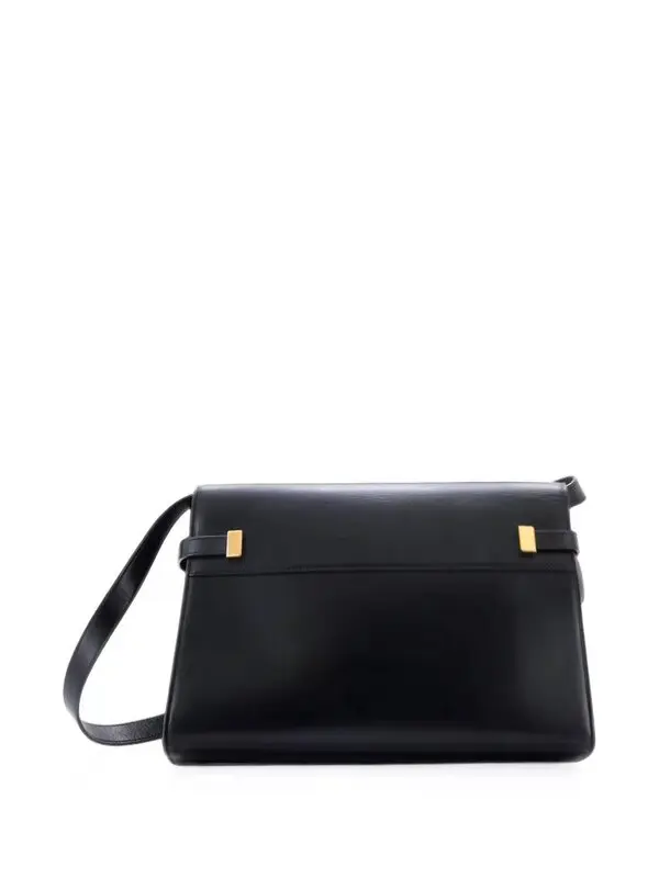 Saint Laurent Manhattan Leather Medium Shoulder Bag - Black
