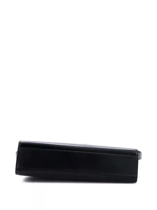 Saint Laurent Manhattan Leather Medium Shoulder Bag - Black