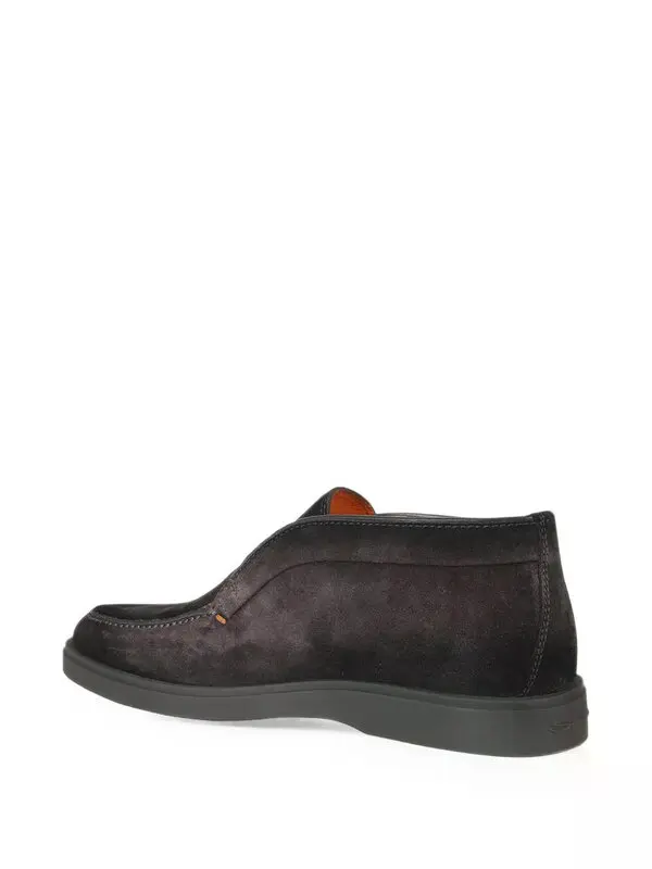 Santoni Dragon Calf Suede Desert Boots