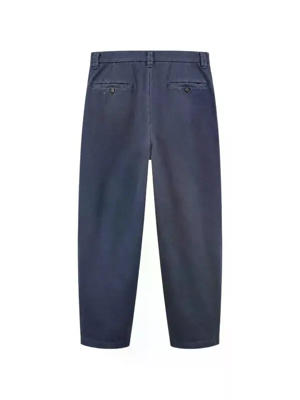 Paul & Shark Straight-leg Cotton Trousers