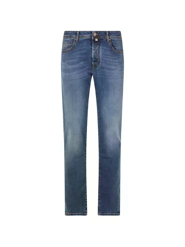 Jacob Cohen Faded Straight-leg Jeans