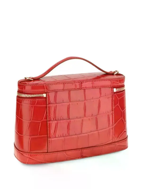 Jacquemus Le Petit Vanity Croc-effect Shoulder Bag