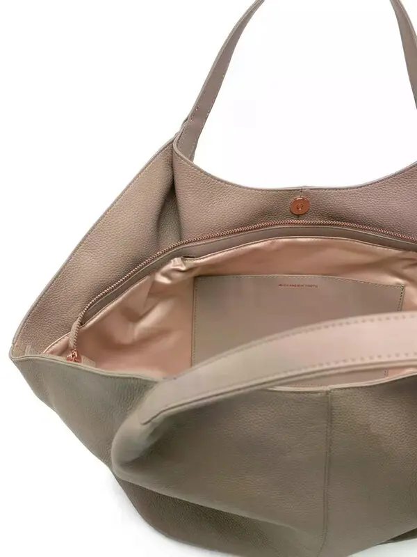 ALEXANDER SMITH Rachel Grained Leather Tote Bag