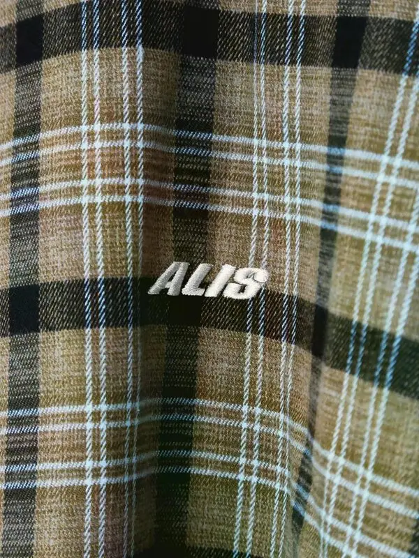 ALIS Check-pattern Double-layered Shirt