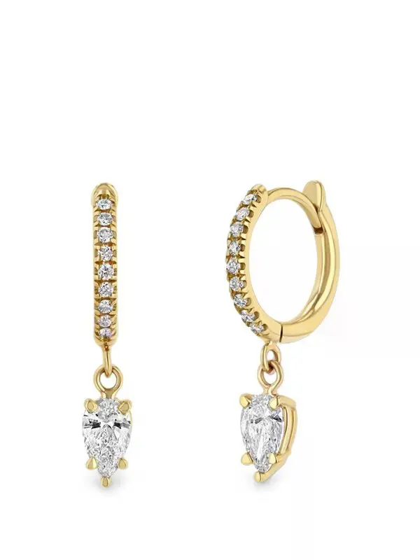 Zoe Chicco Dangling Diamond Earrings