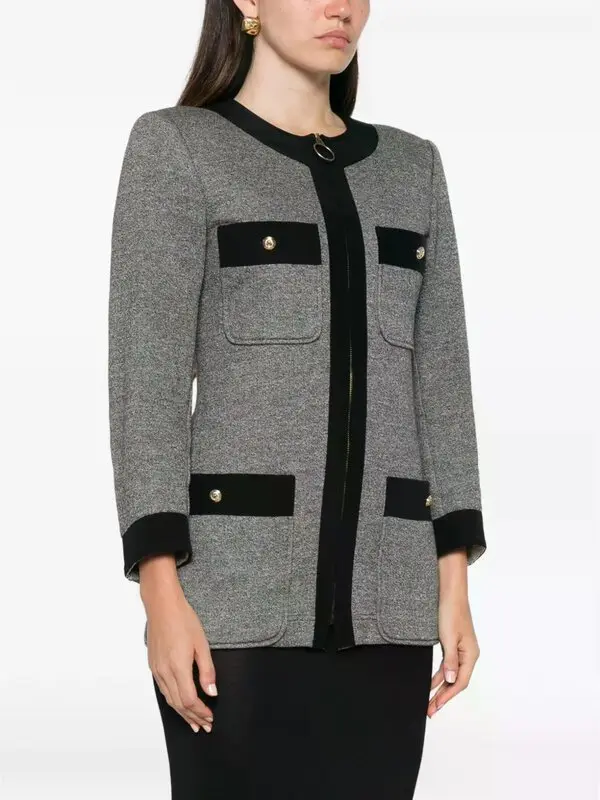 Moschino 1990s Zip-up Coat