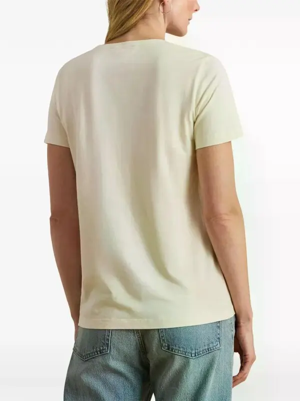 Ralph Lauren Beaded Crest-patch T-shirt