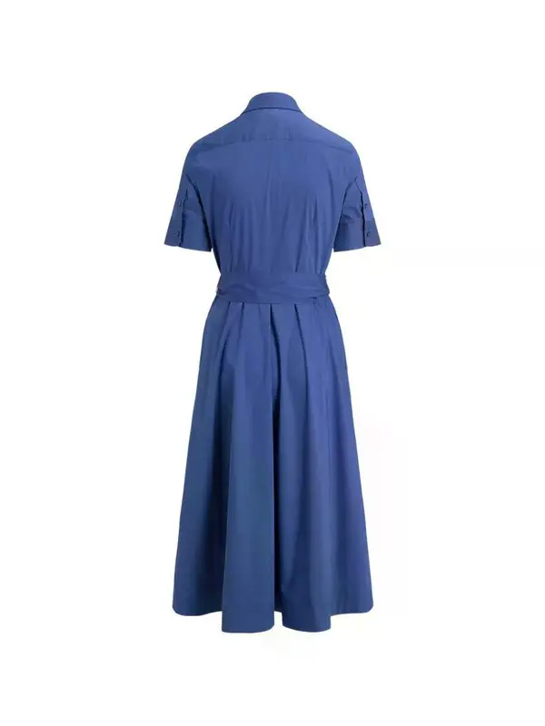 Ralph Lauren Belted Button-down Midi Dress