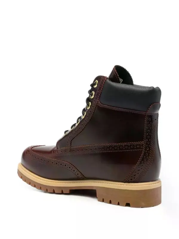 Timberland Brogue-detail Leather Boots